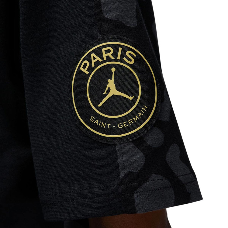 Camiseta Jordan PSG Crew Black - Fútbol Emotion