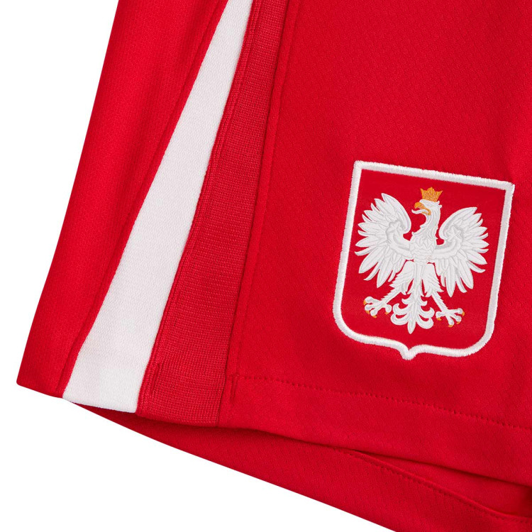 Pantaloncini Nike Polonia Home Kit Euro 2024 Sport Red-White-White No ...