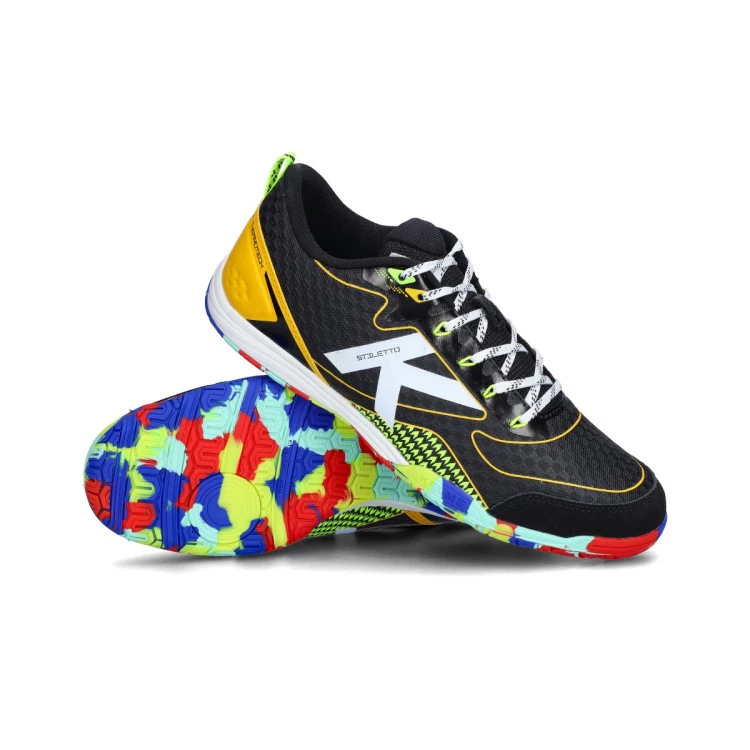 Indoor boots Kelme Stiletto Black-Yellow - Fútbol Emotion