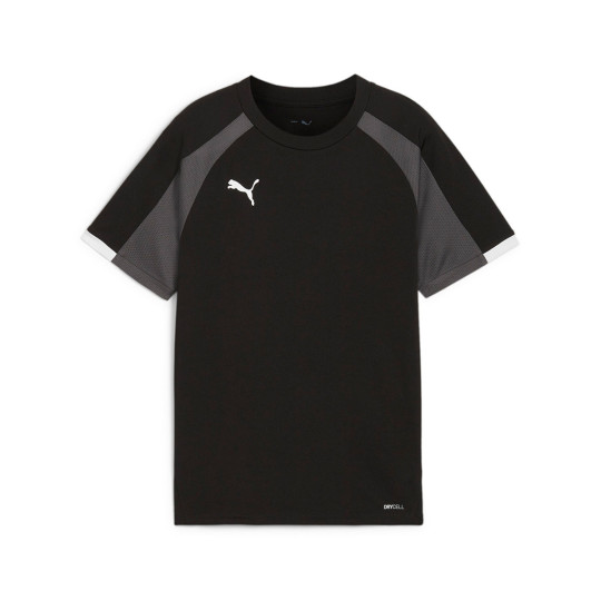 Playera Puma Individual liga jersey Niño Black-Shadow Gray - Fútbol Emotion