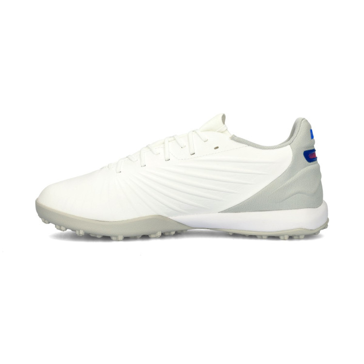 Bota de fútbol Puma King Match Turf White-Bluemazing-Flat Light Gray ...