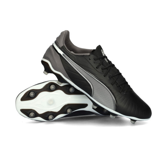 Football Boots Puma King Match FG/AG Black-White-Cool Dark Gray ...