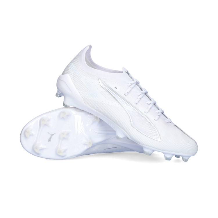 Bota de fútbol Puma Ultra 5 Ultimate FG White- White - Fútbol Emotion