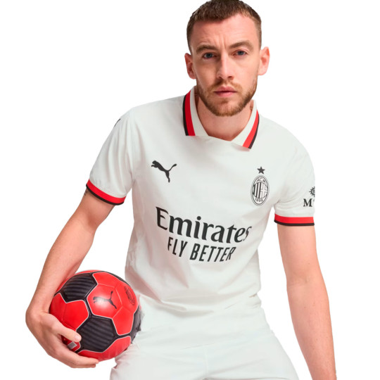 Jersey Puma AC Milan Away Kit Authentic 2024-2025 White - Fútbol Emotion