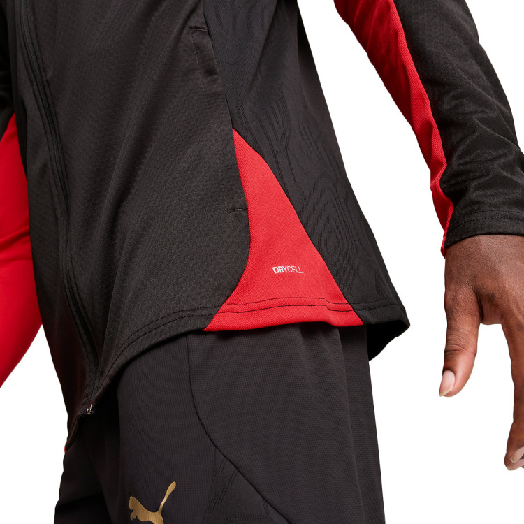 Jacket Puma AC Milan Training 2024-2025 Black-For All Time Red - Fútbol ...