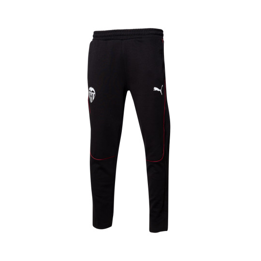 Pantalón largo Puma Valencia CF Fanswear 2024-2025 Black-Team Regal Red ...