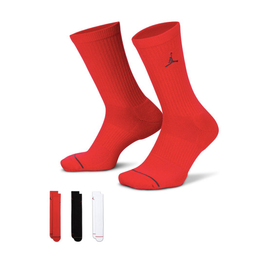 Calcetines Jordan Everyday Cushioned Poly Crew (3 Pares) Multi-Color ...