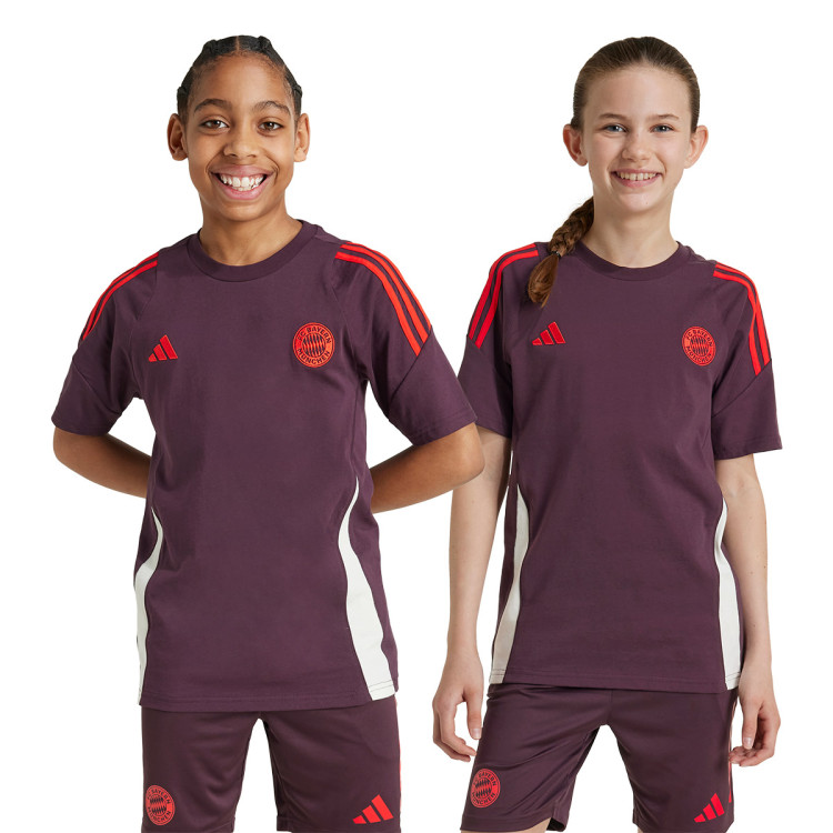 Jersey adidas Kids FC Bayern Training 2024-2025 Shadow Maroon-Red ...