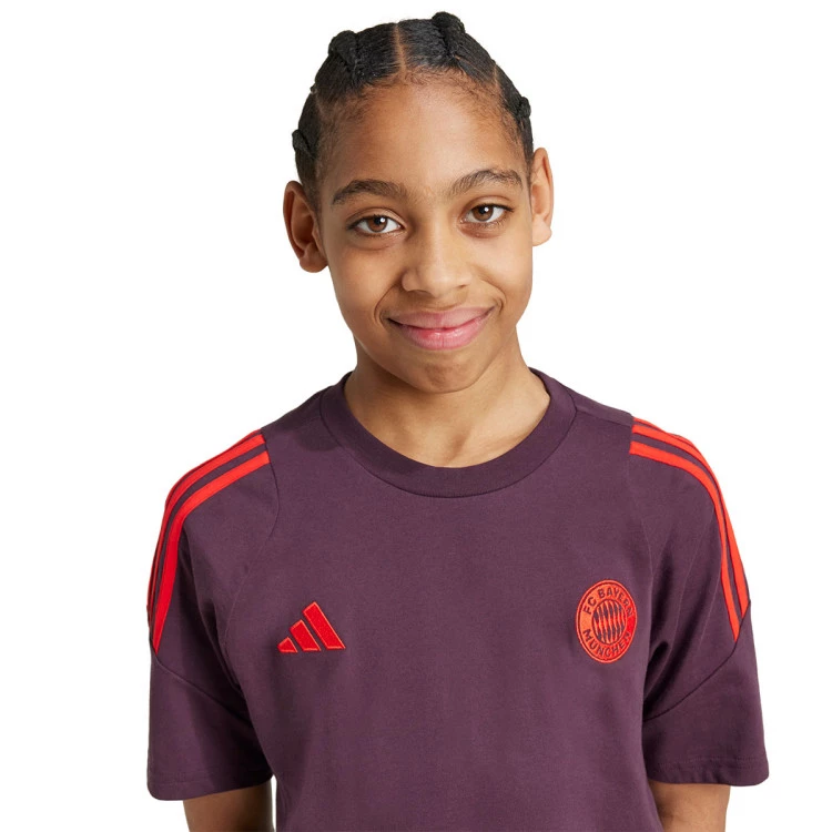 Playera adidas FC Bayern Training 2024-2025 Niño Shadow Maroon-Red ...
