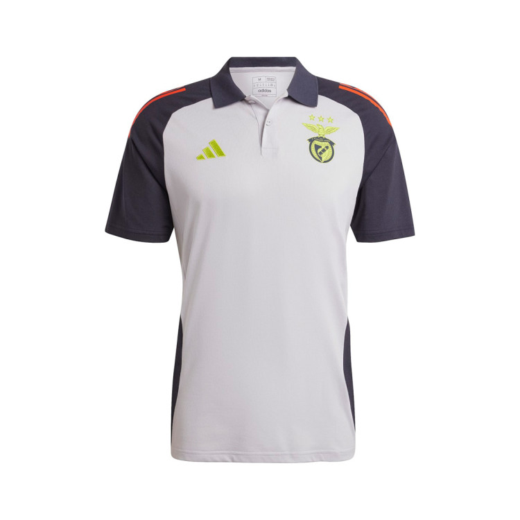 Polo shirt adidas SLB Benfica Training 2024-2025 Light Solid Grey-Semi ...