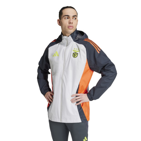 Impermeable adidas SLB Benfica Training 2024-2025 Lgh Solid Grey-Semi ...