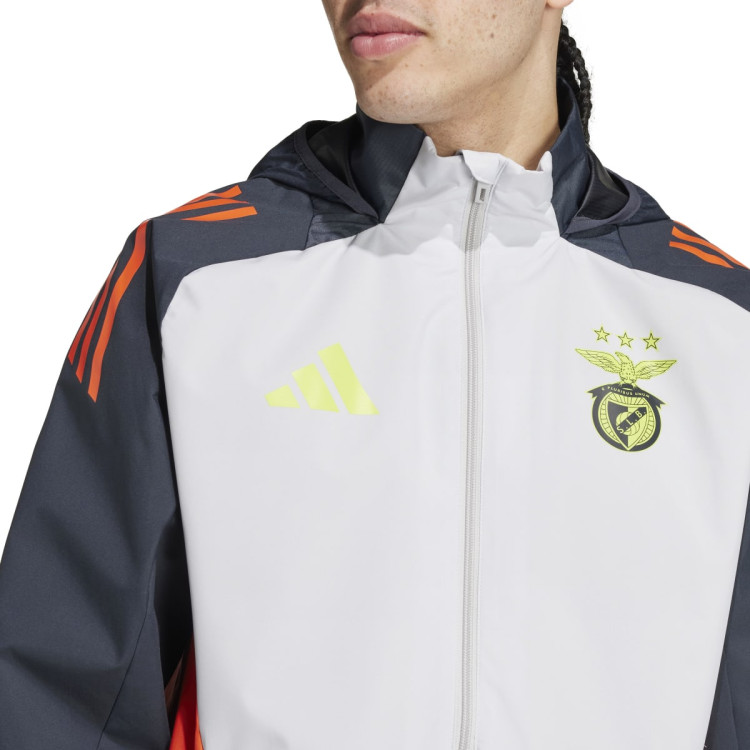Raincoat adidas SLB Benfica Training 2024-2025 Lgh Solid Grey-Semi ...