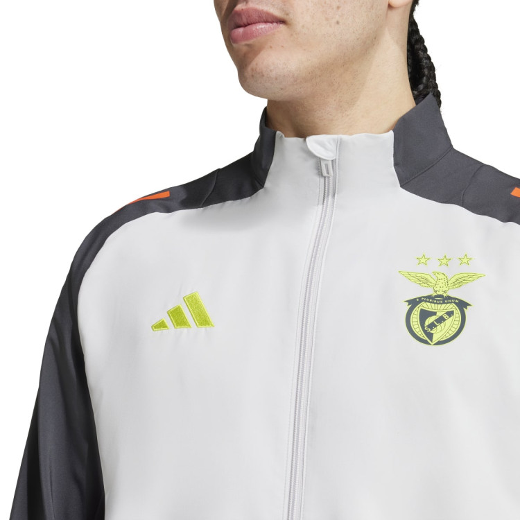 Chaqueta adidas SLB Benfica Training 2024-2025 Lgh Solid Grey-Semi ...
