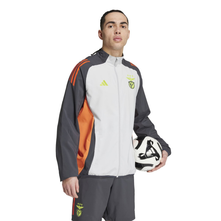 Chaqueta adidas SLB Benfica Training 2024-2025 Lgh Solid Grey-Semi ...