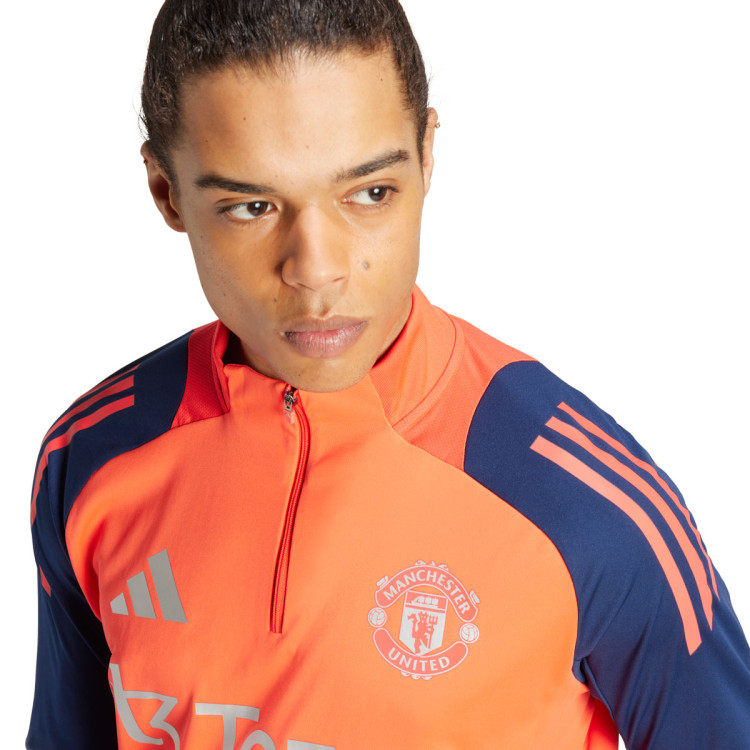 Sweatshirt adidas Manchester United Training 2024-2025 Bright Red-Night ...