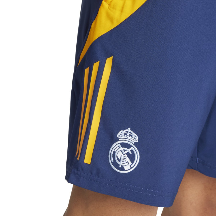 Shorts adidas Real Madrid Training 2024-2025 Team Navy Blue-Crew Orange ...