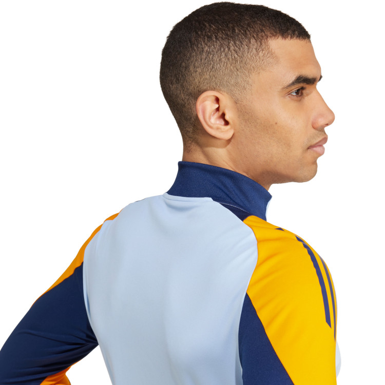 Sweat-shirt adidas Real Madrid Training 2024-2025 Glow Blue-Crew Orange ...