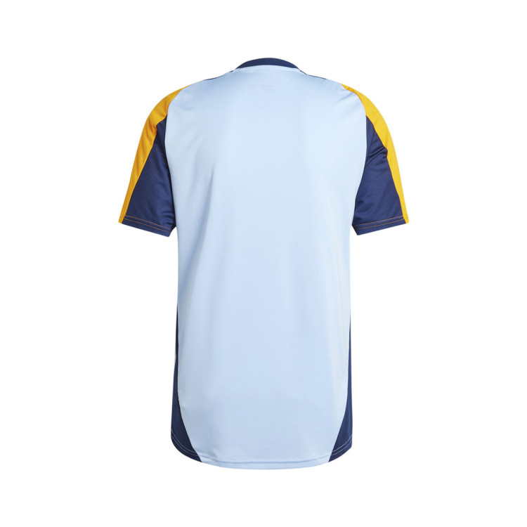 Jersey adidas Real Madrid Training 2024-2025 Glow Blue-Crew Orange-Team ...