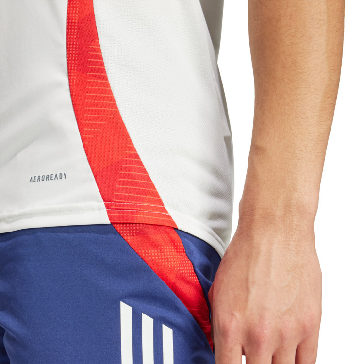Jersey adidas Olympique Lyon Training 2024-2025 White Tint-Midnight ...