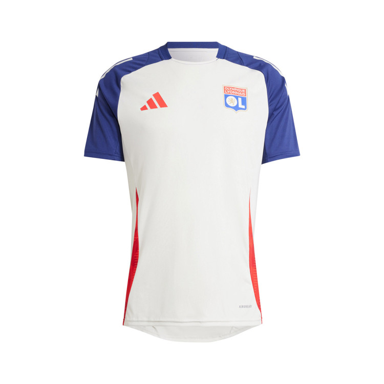 Jersey adidas Olympique Lyon Training 2024-2025 White Tint-Midnight ...