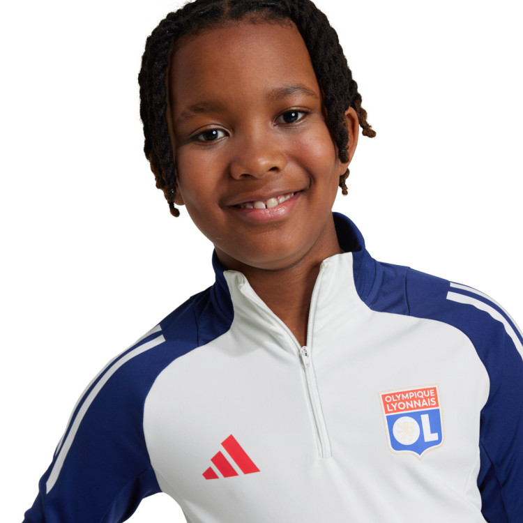 Sweatshirt adidas Kids Olympique Lyon Training 2024-2025 White Tint ...