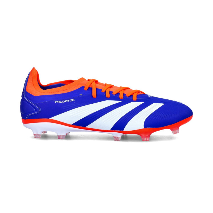 Bota de fútbol adidas Predator Pro L FG Blue-White-Solar Red - Fútbol ...