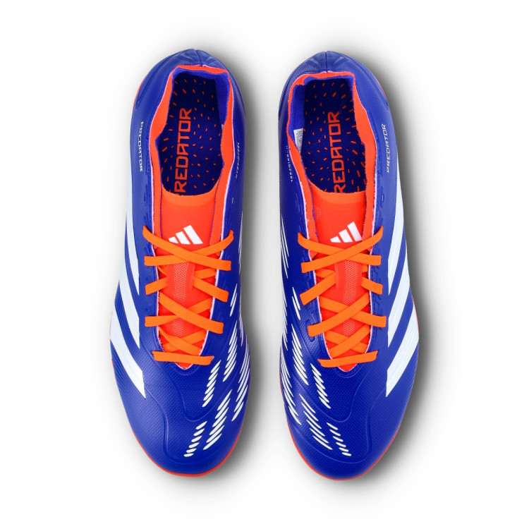 Bota de fútbol adidas Predator League L MG Lucid Blue-White-Solar Red ...