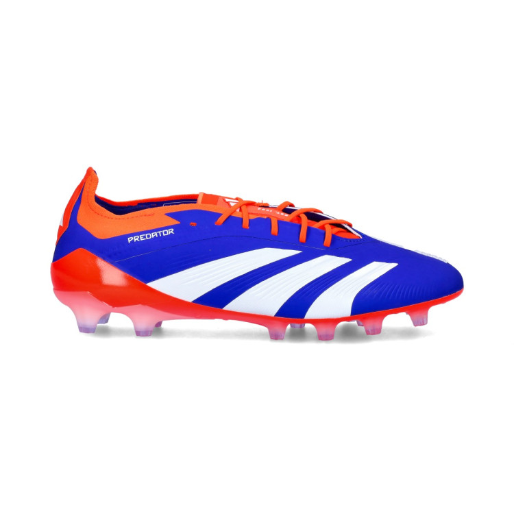 Bota de fútbol adidas Predator Elite L AG Lucid Blue-White-Solar Red ...