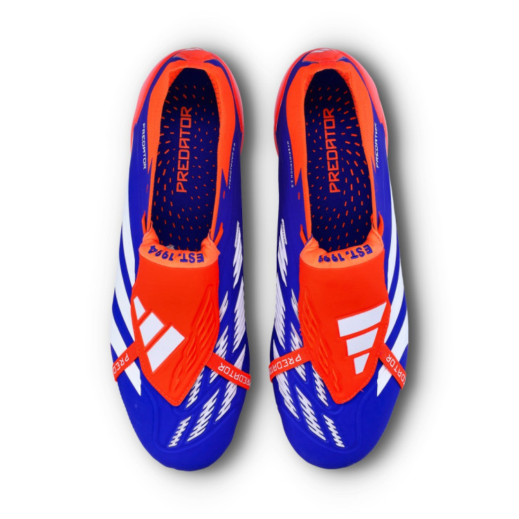 Bota de fútbol adidas Predator Elite FT FG Lucid Blue-White-Solar Red ...
