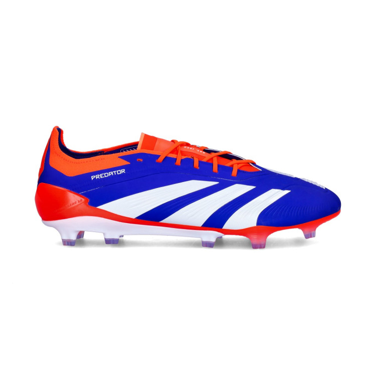 Bota de fútbol adidas Predator Elite L FG Lucid Blue-White-Solar Red ...