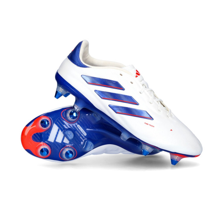 Bota de fútbol adidas Copa Pure 2 Elite SG White-Lucid Blue-Solar Red ...