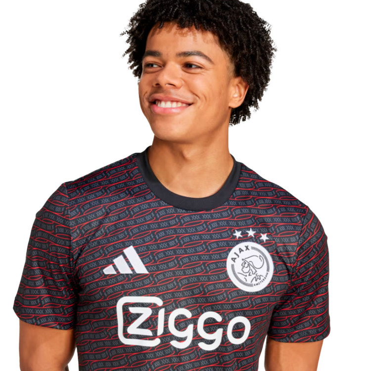 Jersey adidas Ajax Pre-Match 2024-2025 Black - Fútbol Emotion