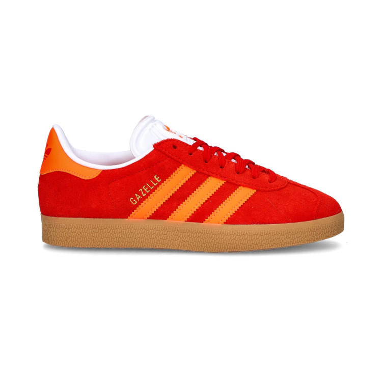 Zapatilla adidas Gazelle Mujer Red-Solar orange-Off white - Fútbol Emotion