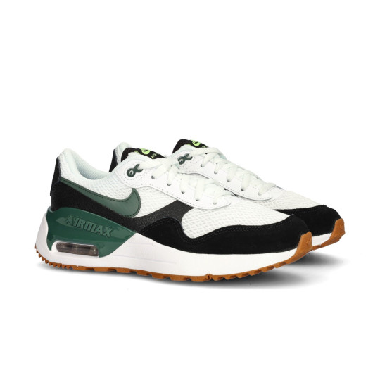 Zapatilla Nike Air Max Systm Niño White-Vintage Green-Black-Barely Volt ...