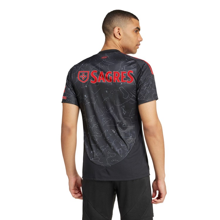Camiseta adidas SLB Benfica Segunda Equipación 2024-2025 Black - Fútbol ...