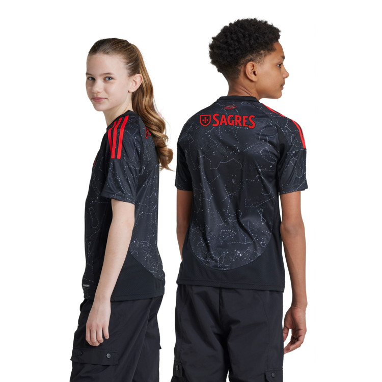 Camiseta adidas SLB Benfica Segunda Equipación 2024-2025 Niño Black ...