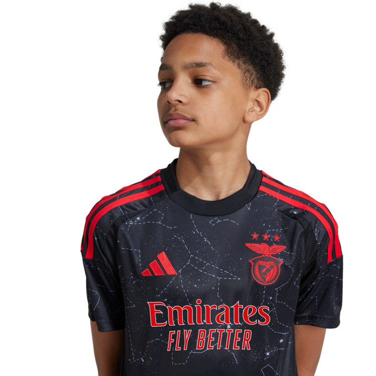 Camiseta adidas SLB Benfica Segunda Equipación 2024-2025 Niño Black ...