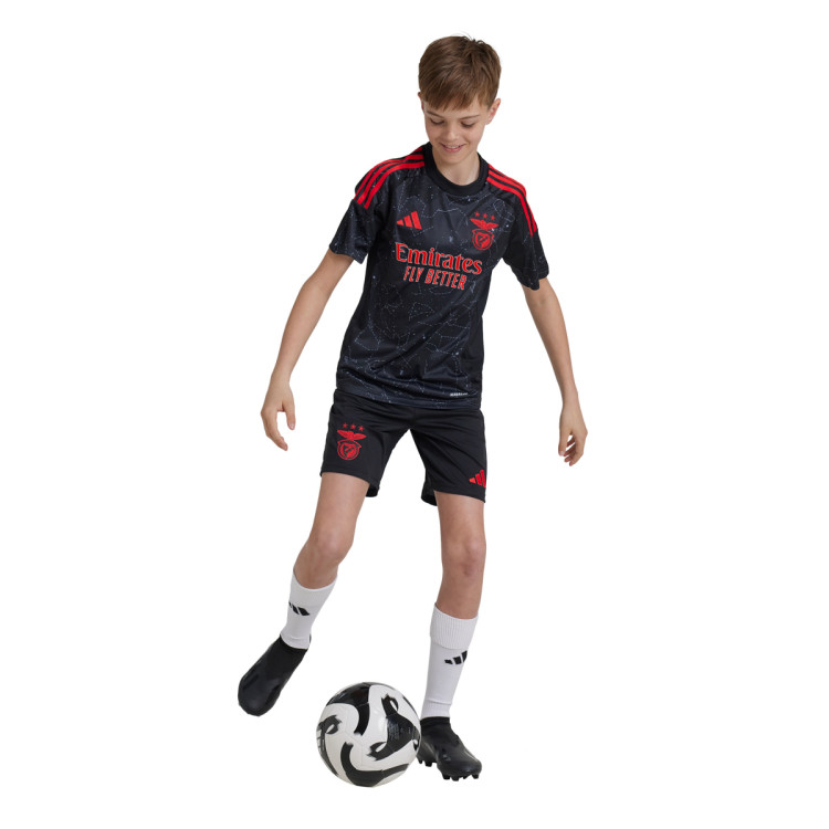 Conjunto adidas SLB Benfica Segunda Equipación 2024-2025 Niño Black ...