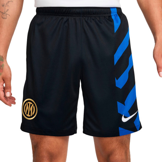 Calções Nike Inter Milan Primeiro Equipamento 2024-2025 Black-Lyon Blue ...