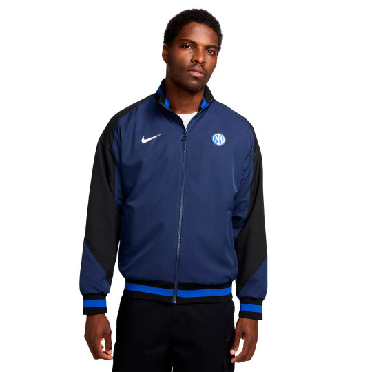 Chaqueta Nike Inter Milan Pre-Match 2024-2025 Midnight Navy-Black-White ...