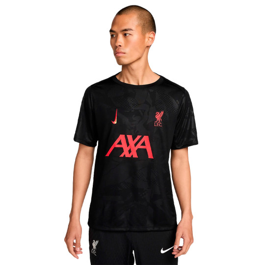 Jersey Nike Liverpool FC Pre-Match 2024-2025 Black-Chrome Yellow-Global ...