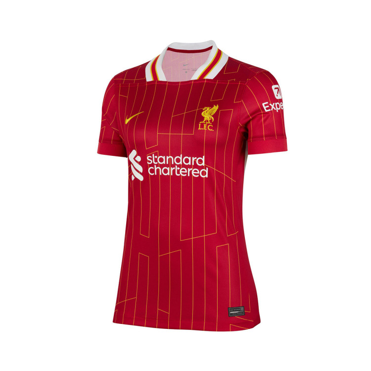 Camiseta Nike Liverpool FC Primera Equipación 2024-2025 Mujer Gym Red ...