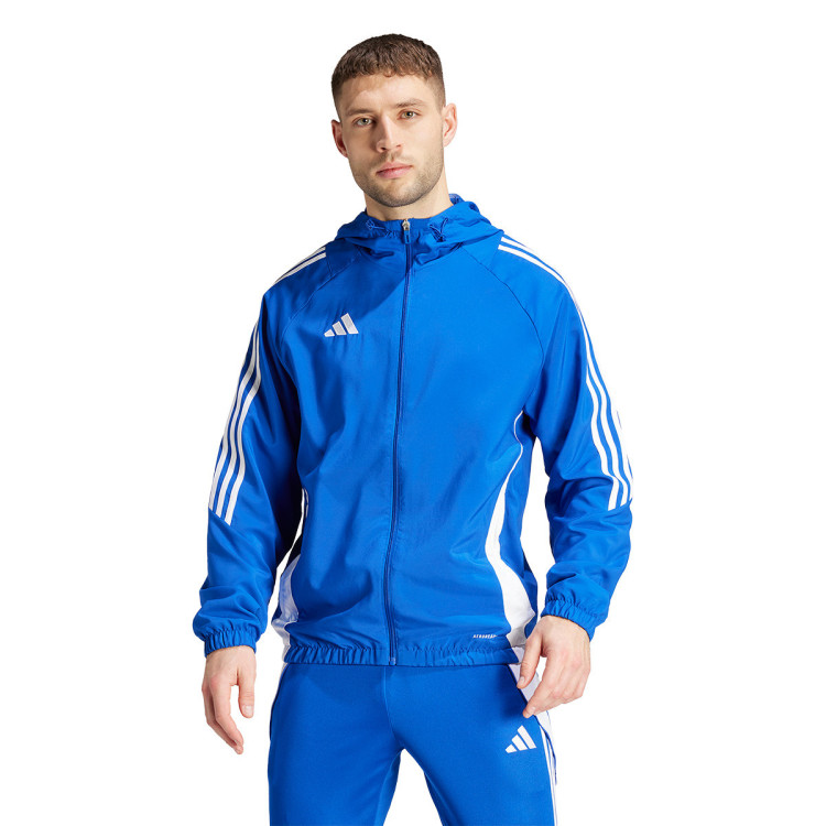 Regenmantel adidas Tiro 24 Team Royal Blue-White - Fútbol Emotion