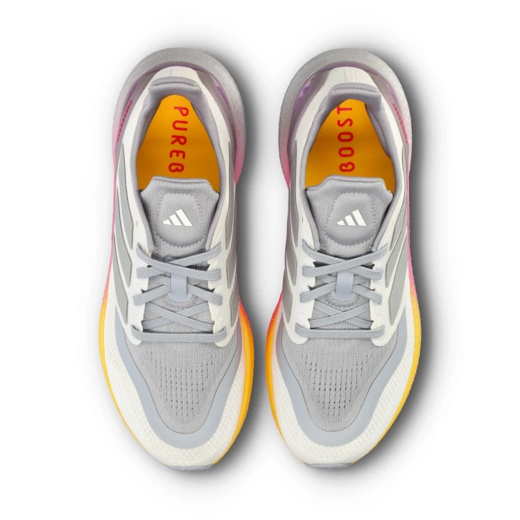 Zapatilla adidas Pureboost 5 White-Silver Met-Spark - Fútbol Emotion