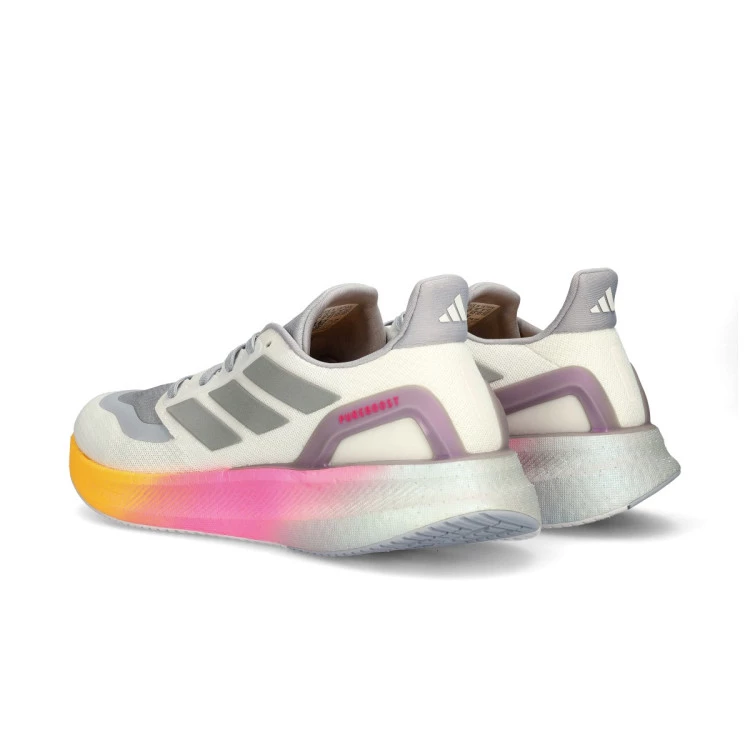 Zapatilla adidas Pureboost 5 White-Silver Met-Spark - Fútbol Emotion