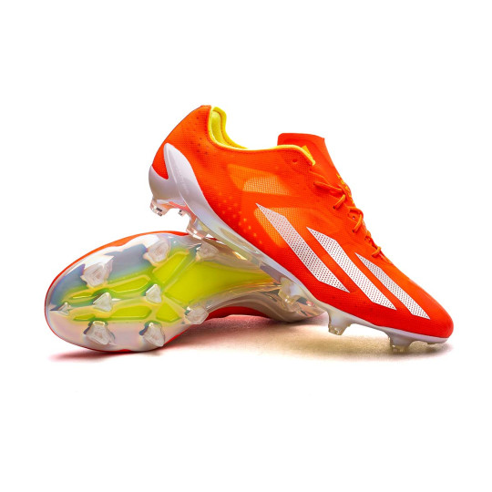 Bota de fútbol adidas X Crazyfast+ FG Solar Red-Ftwr White-Team Solar ...