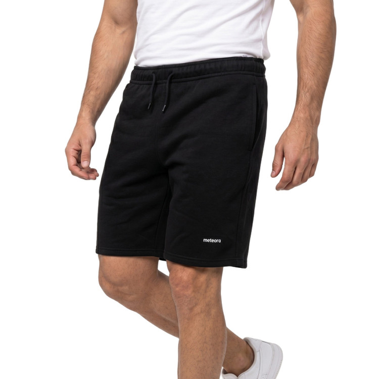 Pantalón corto Meteora Short Essential Black - Fútbol Emotion