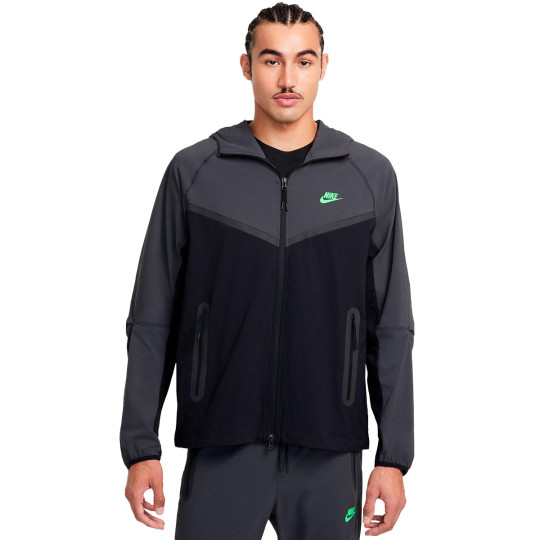 Jacket Nike Tech Woven Windrunner Black-Anthracite-Green Strike ...