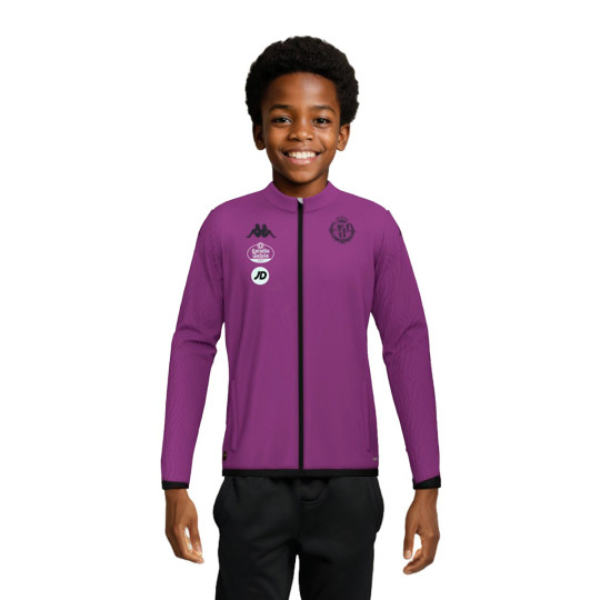 Jacket Kappa Kids Real Valladolid 2024-2025 Pre-Match Violet- Blue Iris ...