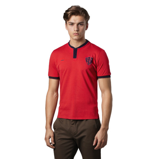 Polo Soka Sociedad Deportiva Huesca Fanswear 2024-2025 SDH Red-Storm ...